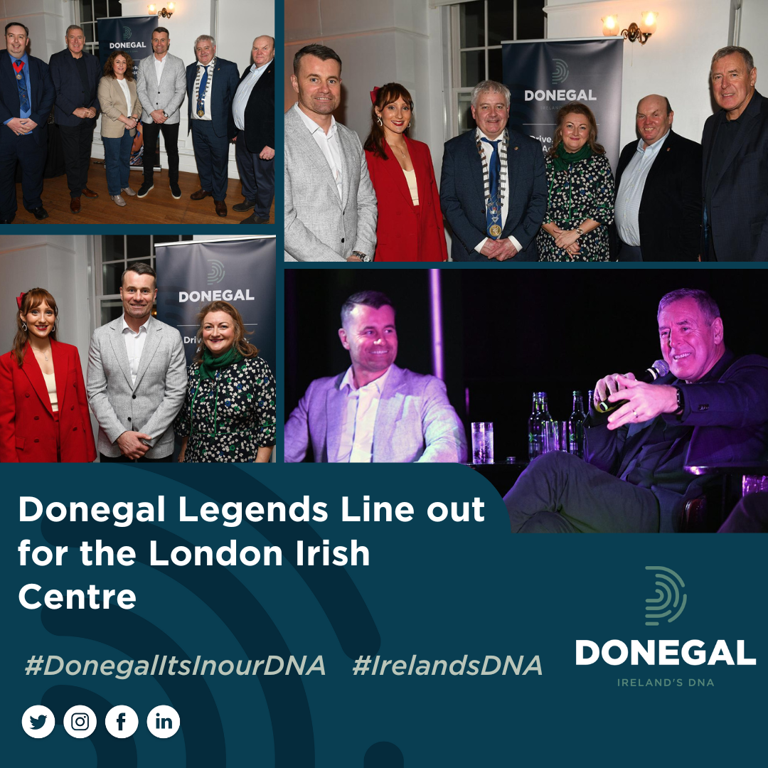 Donegal Legends Line out for the London Irish Centre