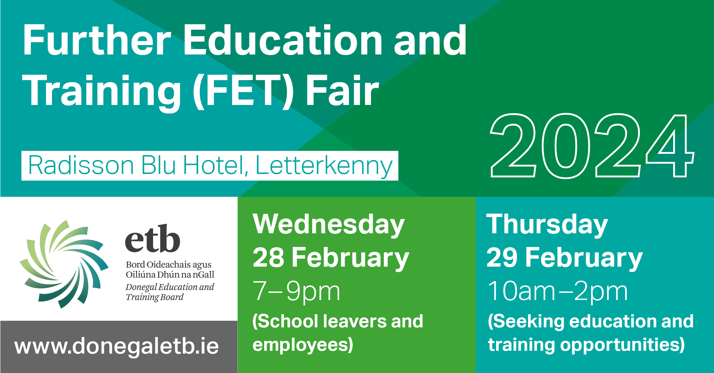 Donegal ETB’s 2024 Further Education and Training Fa...